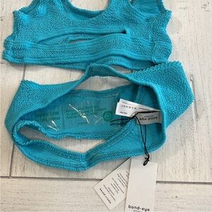 bond-eye | Swim | Bound By Bondeye Set Sasha Swim Top And Scene Bikini Bottom Color Teal Nwt Os ...